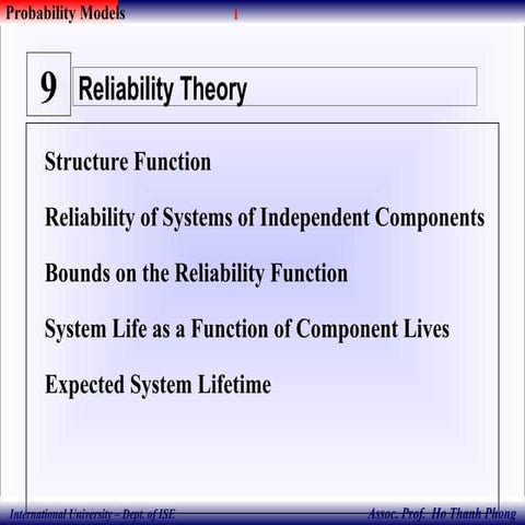 Chap 9 reliability | PPT