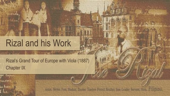 Rizal,s Grand Tour in Europe with Viola (1887) | PPT