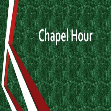 Chapel hour | PPTX