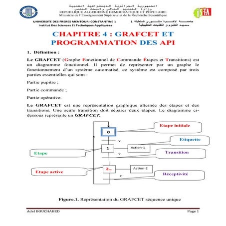 chapitre-4.pdf GRAFCET ET PROGRAMMATION DES API | PDF