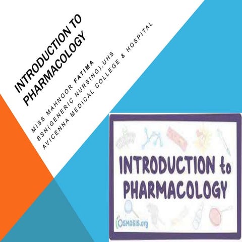 chap no 1 INTRODUCTION TO PHARMACOLOGY 1.pptx