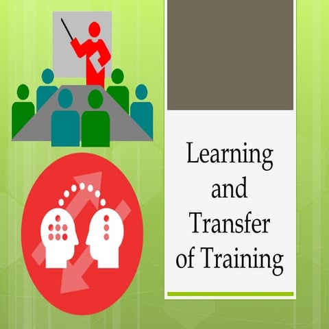 presentation on transfer of training