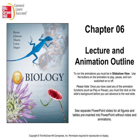 Biology 201 Ch 6 PowerPoint | PPT