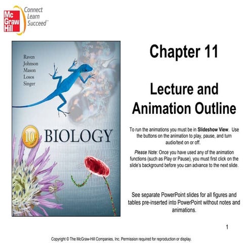 Biology 201 Chapter 11 | PPT