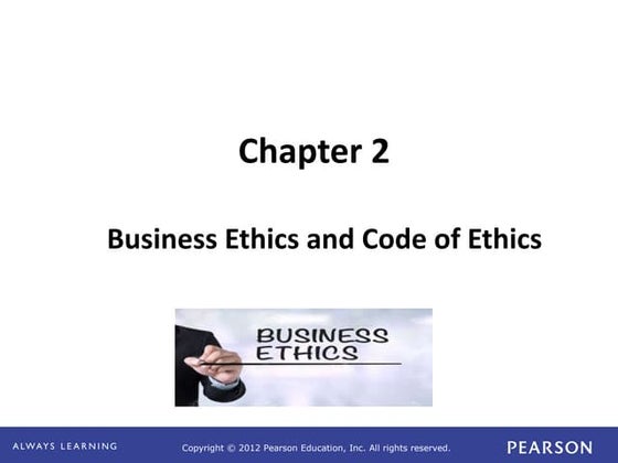 Codes of ethics | PPTX