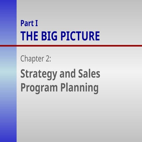 Chapter - 02 Strategy and Sales Program Planning .ppt