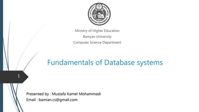 Fundamentals Of Database System Databases And Database Users Ppt 3859