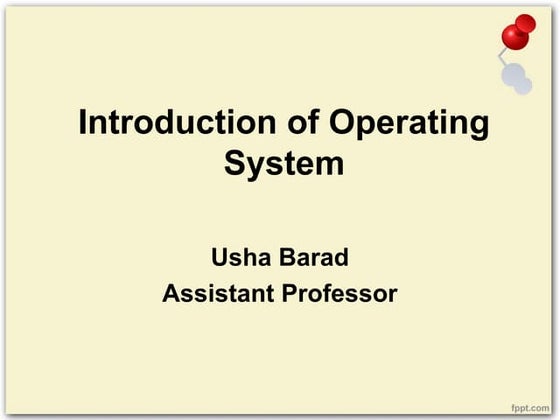 Batch operating system | PPTX | Operating Systems | Computer Software and Applications