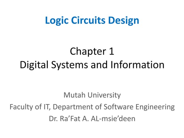 chapter 1.pptx | Consumer Electronics | Technology & Computing
