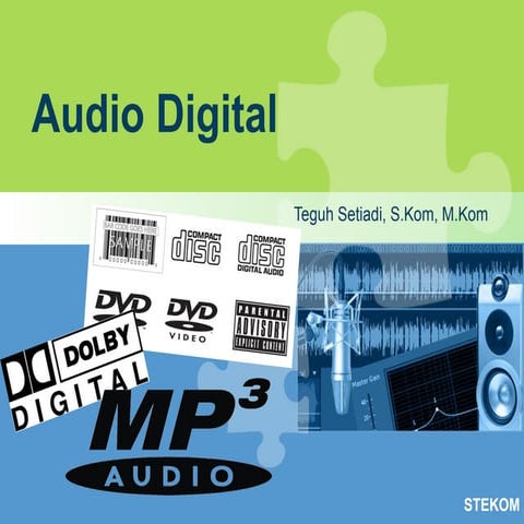 materi audio digital merupakan materi tentang beberapa format audio | PPTX