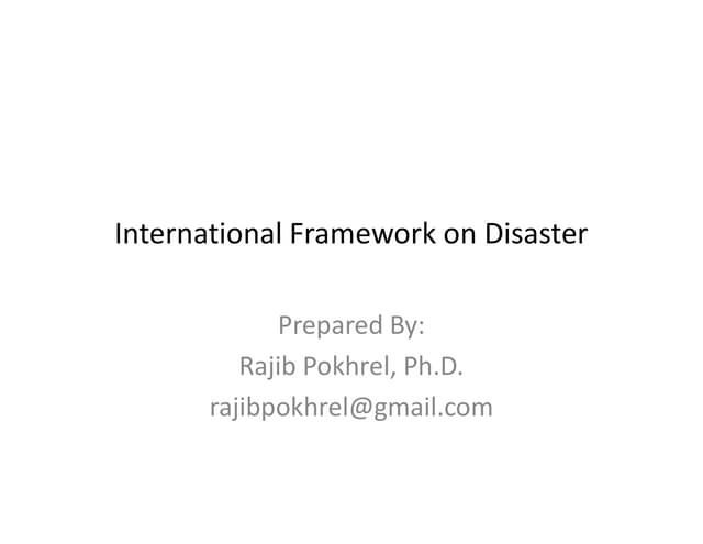 Disaster Risk Reduction | PPTX