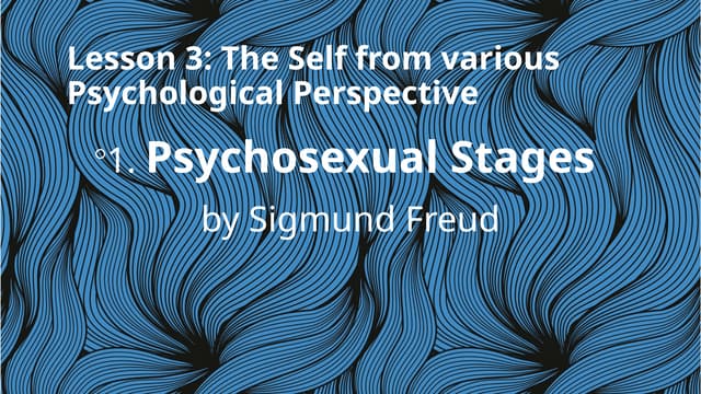 Freud's psychosexual development | PPT