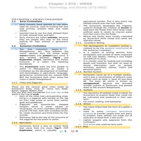 chapter-1-SCIENCE TECHNOLOGY AND SOCIETY | PDF