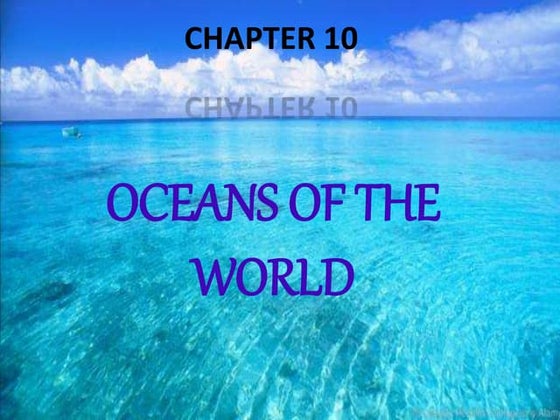 Oceans | PDF | Geography | Science
