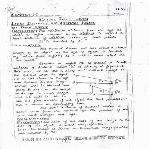 Physics (Part-1) Chapter 10 Notes | PDF | Physics | Science