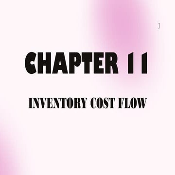 Chapter-11-Inventory-Cost-Flow.pptx. Jakak | PPTX