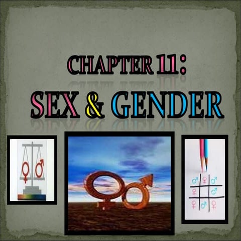 Chapter 11 Sex And Gender | PPT