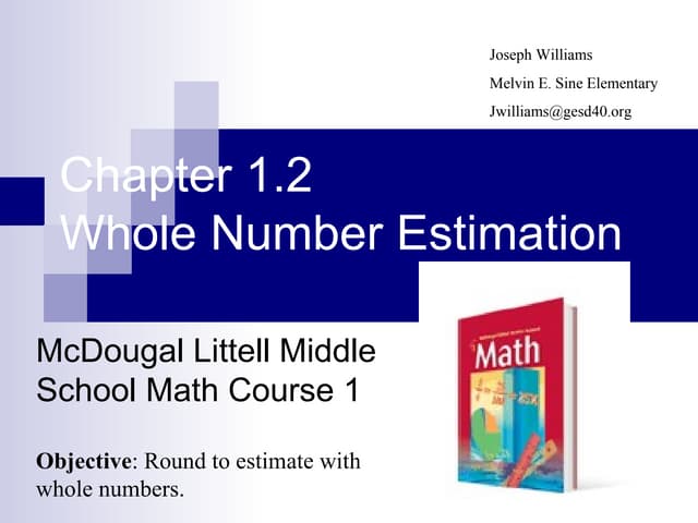 Estimating Sums (Math 3) | PPTX