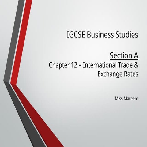 Chapter 12 International Trade and Exchange Rates.ppt
