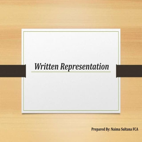 Chapter- 12 (Written Representation Letter).pptx