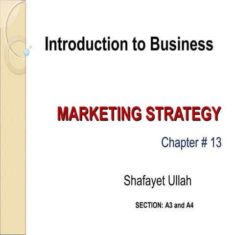 Chapter -13_-_marketing_strategy | PPT