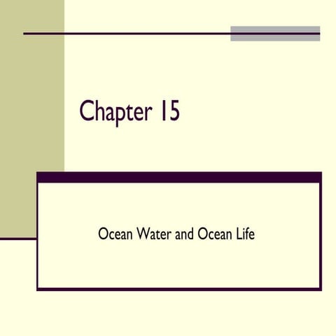 Chapter 15 | PPT