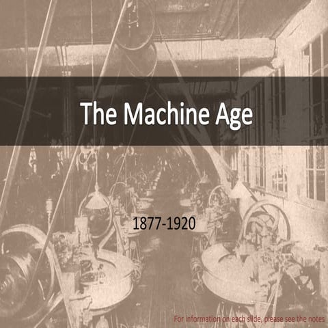 A People and a Nation Chapter 18 The Machine Age 1877-1920 | PPS