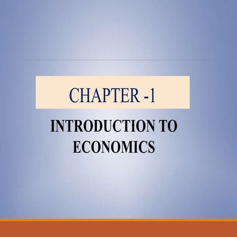 Chapter 1 economics nios ssk | PPTX