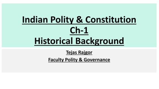 Historical background of the Indian Constitution.pptx