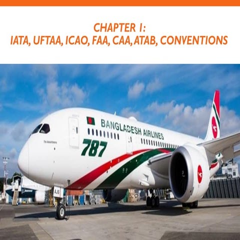 Chapter-1 IATA, UFTAA, ICAO, FAA, CAA, ATAB, Conventions | PDF