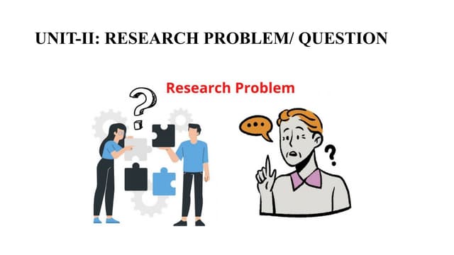 Identification of research problem | PPTX