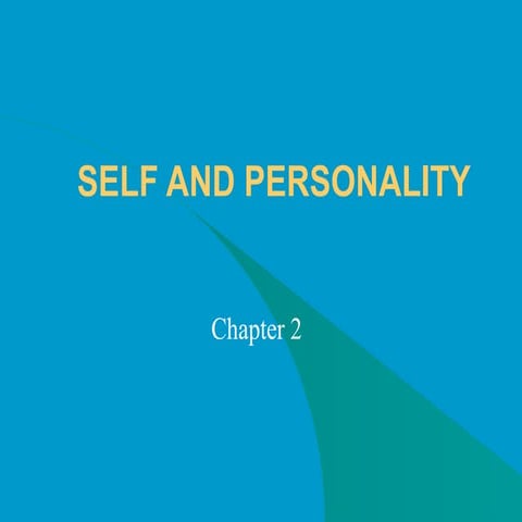 Self and Personality Part-I | PPTX