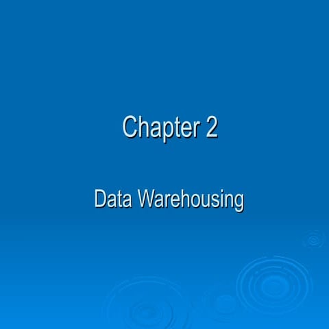 Chapter 2-data-warehousingppt2517 vero | PPT | Databases | Computer ...