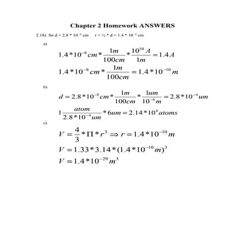 Chapter 2 Homework A | PDF