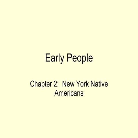 Chapter 2 Native Americans | PPT