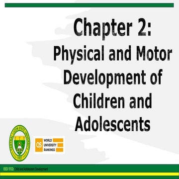 Chapter 2 Physical And Motor Development Of Children And Adolescents Pdf