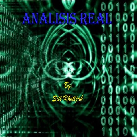 Analisis Real | PPT