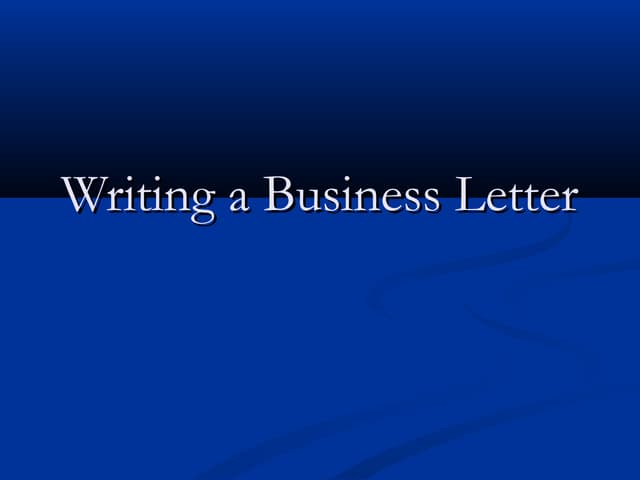 Letter and its types (letter writing) | PPTX