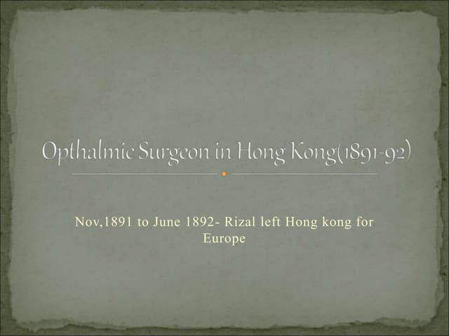 Rizal chapter 21- THE SECOND HOMECOMING AND LA LIGA FILIPINA | PPTX