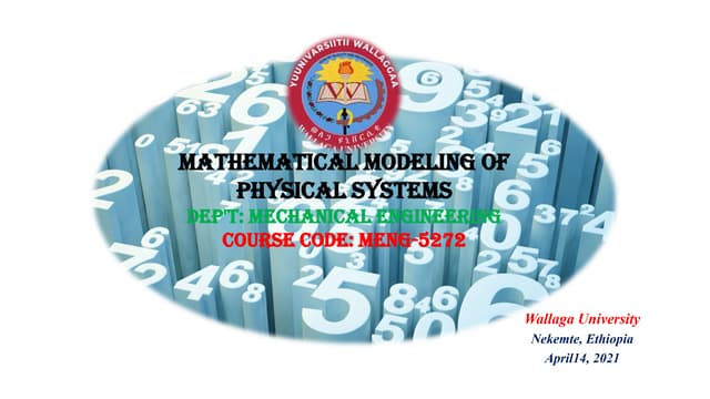 Transfer function of Mechanical translational system | PPTX
