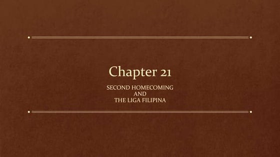 Chapter-24.pptx Rizal's Last Homecoming & trial | PPTX | Crime & Harmful Acts to Individuals ...