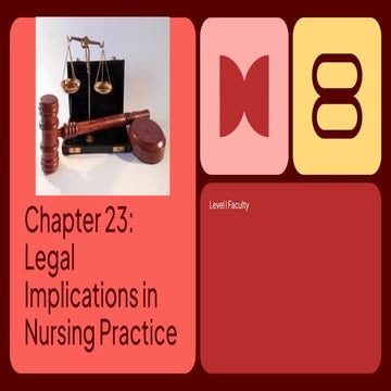 Comprehensive Legal Implications in Nursing Practice: Standards, Laws ...