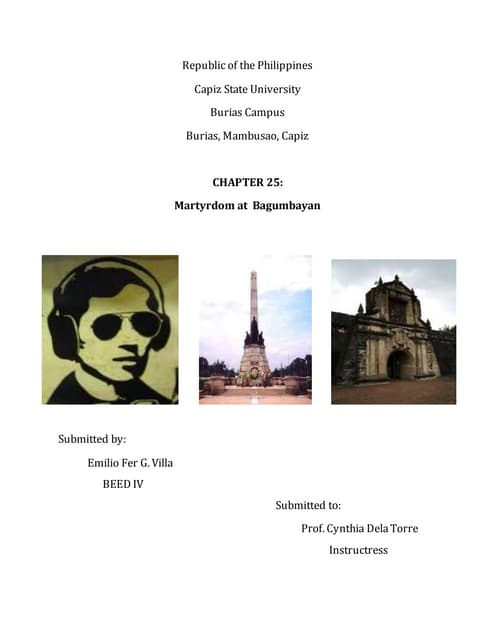 JOSE RIZAL: TRIAL, EXECUTION AND MARTYRDOM | PPTX