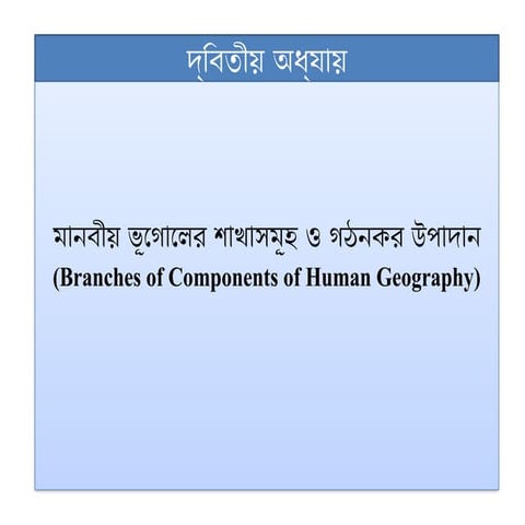 Chapter-2 Branches of Components of Human Geography.pptx