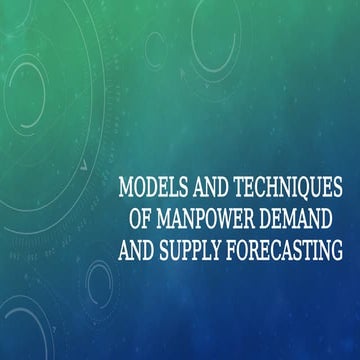 man power utilization in hrp | PPTX
