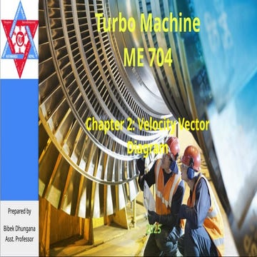 Velocity triangles in Turbomachinery | PPT