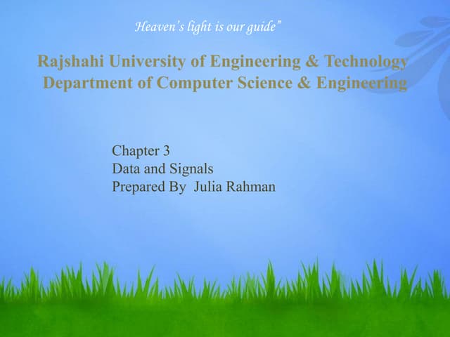 Chapter 3 Data And Signals Data Comm Pdf