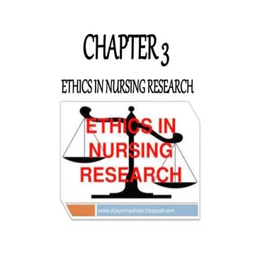 Chapter 3 Ethical Research Being An Ethical Researcher