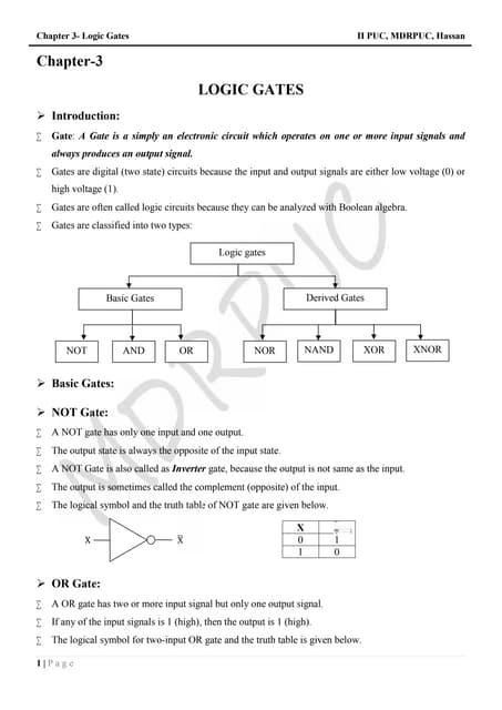 Logic gates verification using universal gates | PDF