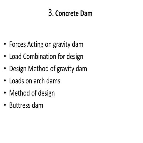 Gravity dam stability analysis | PDF